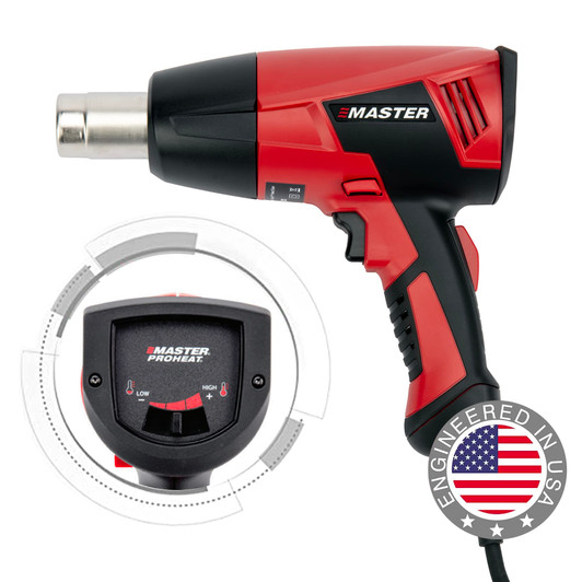 Proheat PH-1100A 3-Temp Professional Heat Gun Kit | Master Appliance