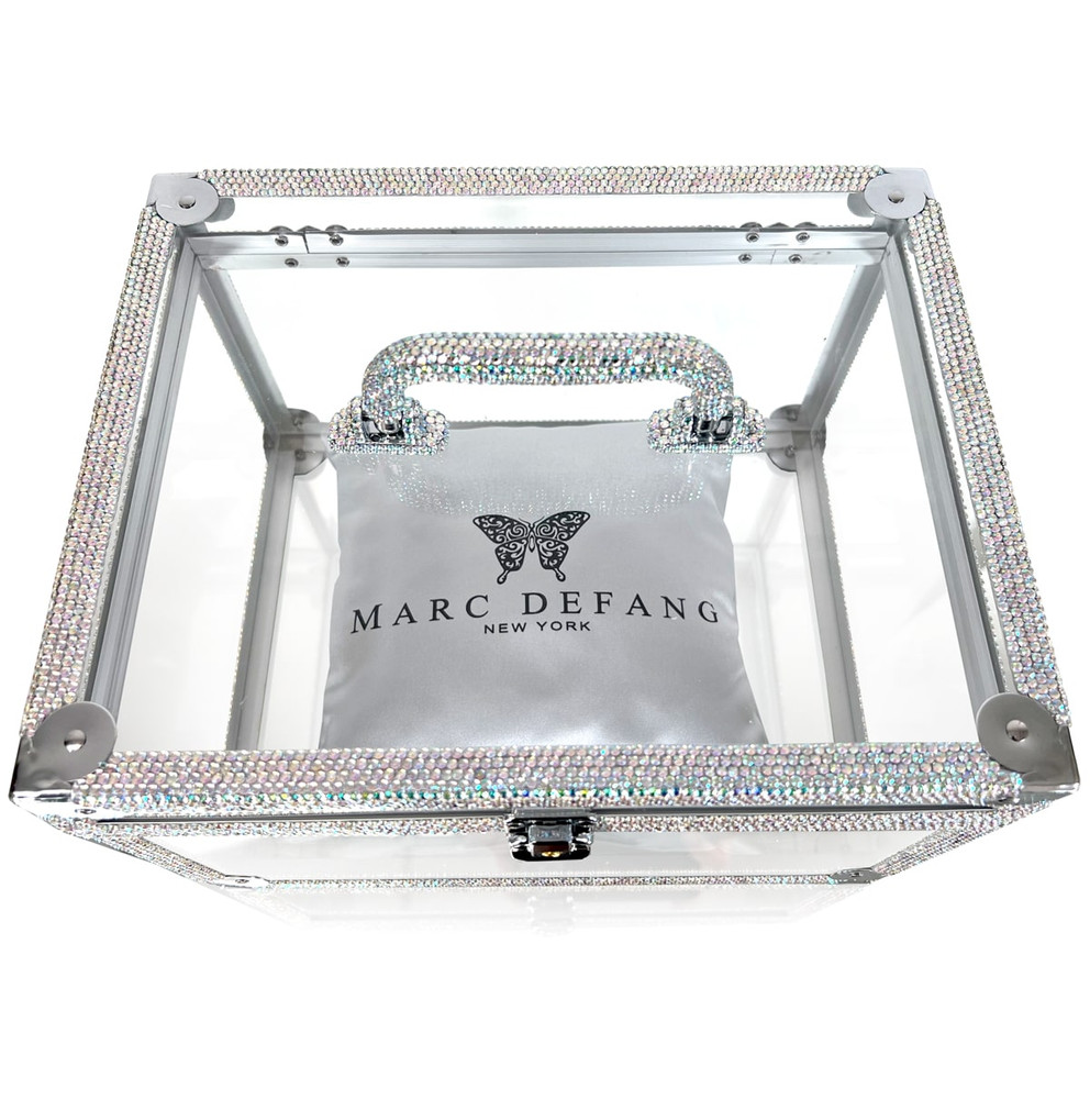 Large Crystal Crown Sash Box 11.5