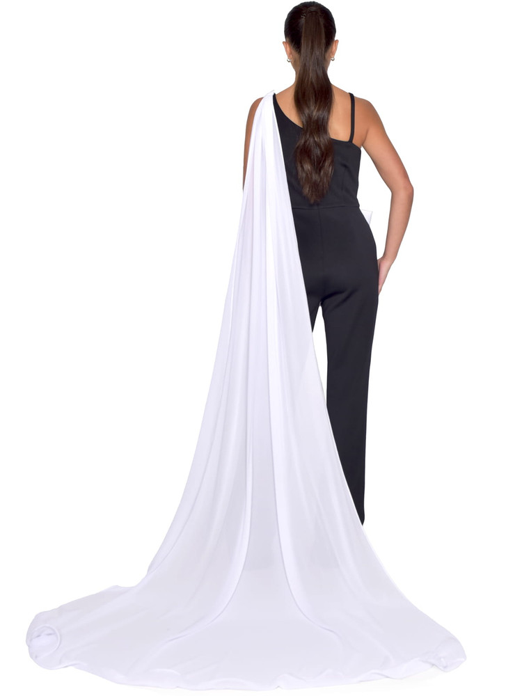 Single side Chiffon Shoulder Cape