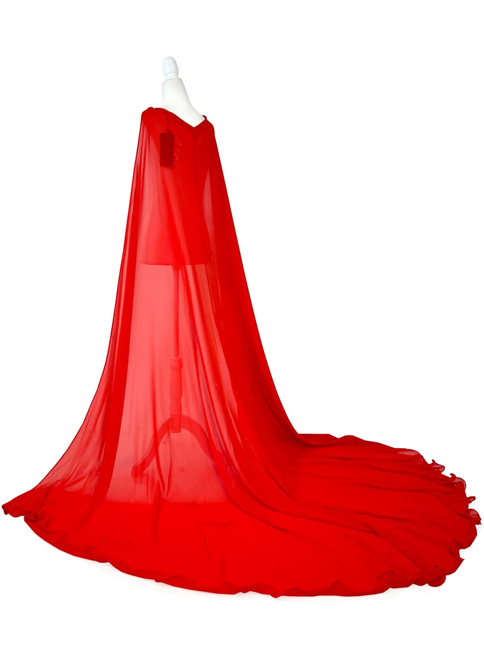 Adult's 2 Panels Chiffon Cape