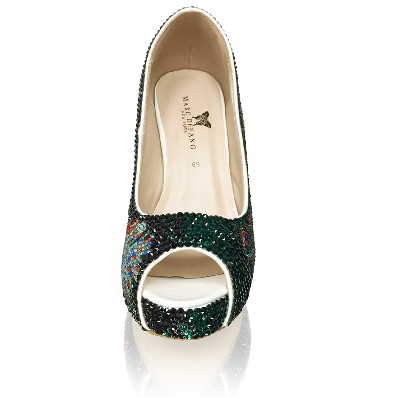 Molly Edwards Marc Defang Exclusive Peacock Heels