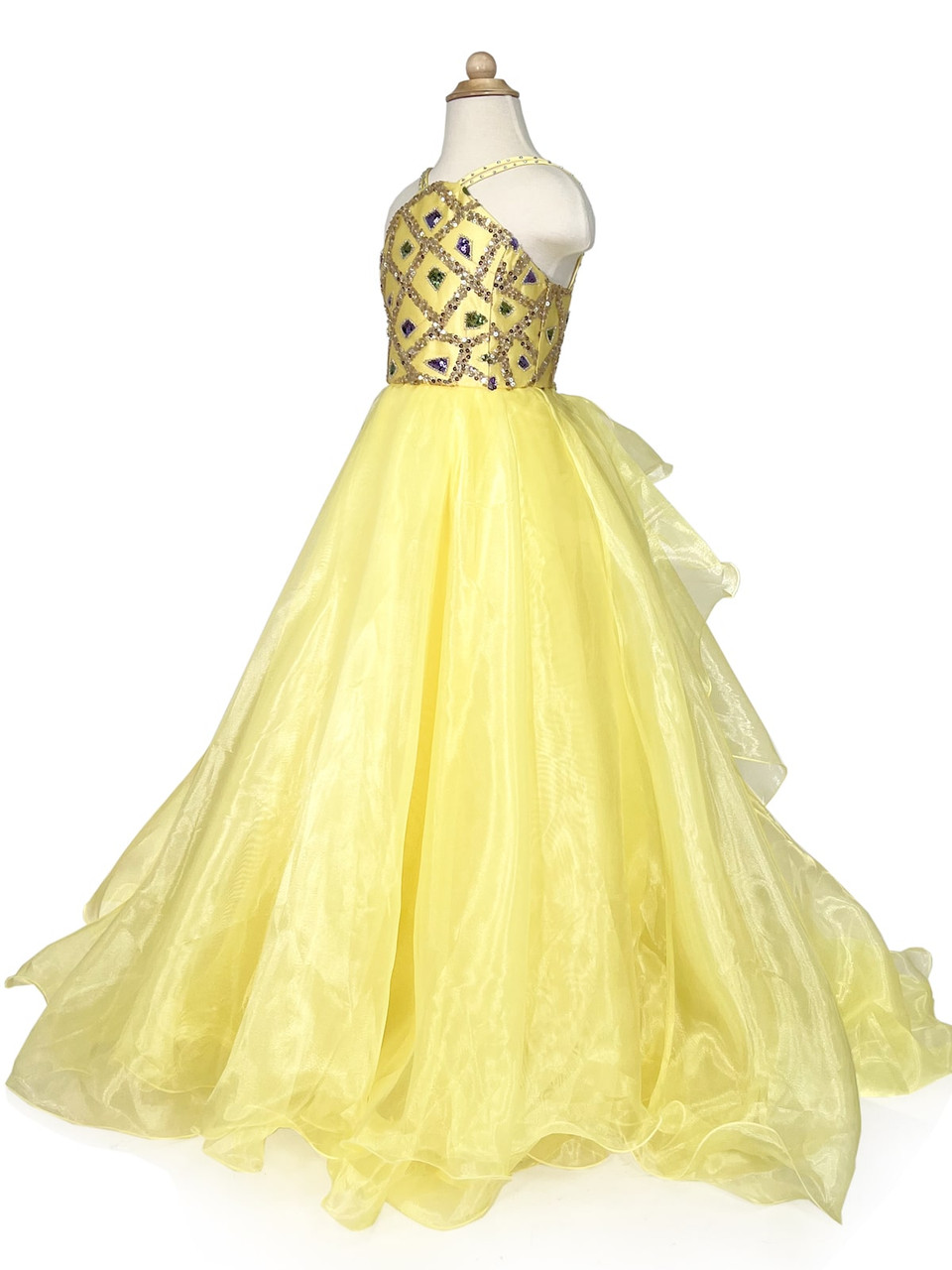 Beaded top ball gown