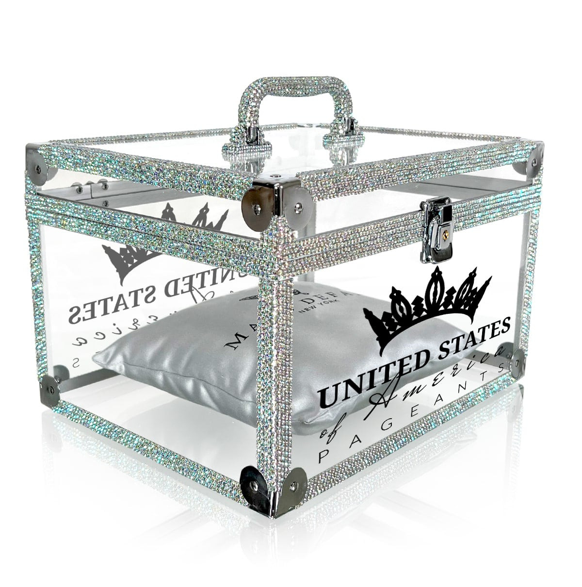 Personalized Large Crown Box 11.5" x 9" x 7.5"