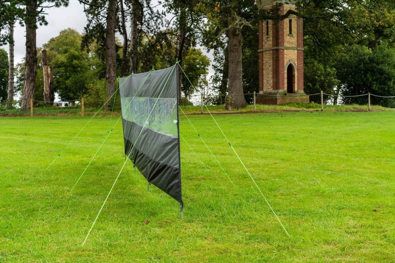 Charcoal Compact Vision Windbreak - OLPRO
