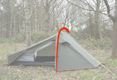 Solo Alloy Large Front Pole - OLPRO