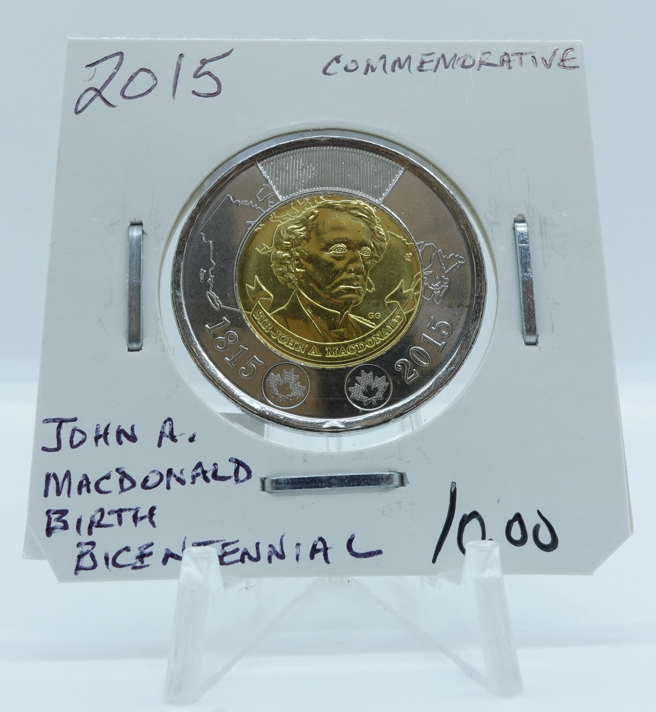 2015 $10 FINE SILVER COIN - 200TH ANNIVERSARY OF THE BIRTH OF SIR JOHN ...