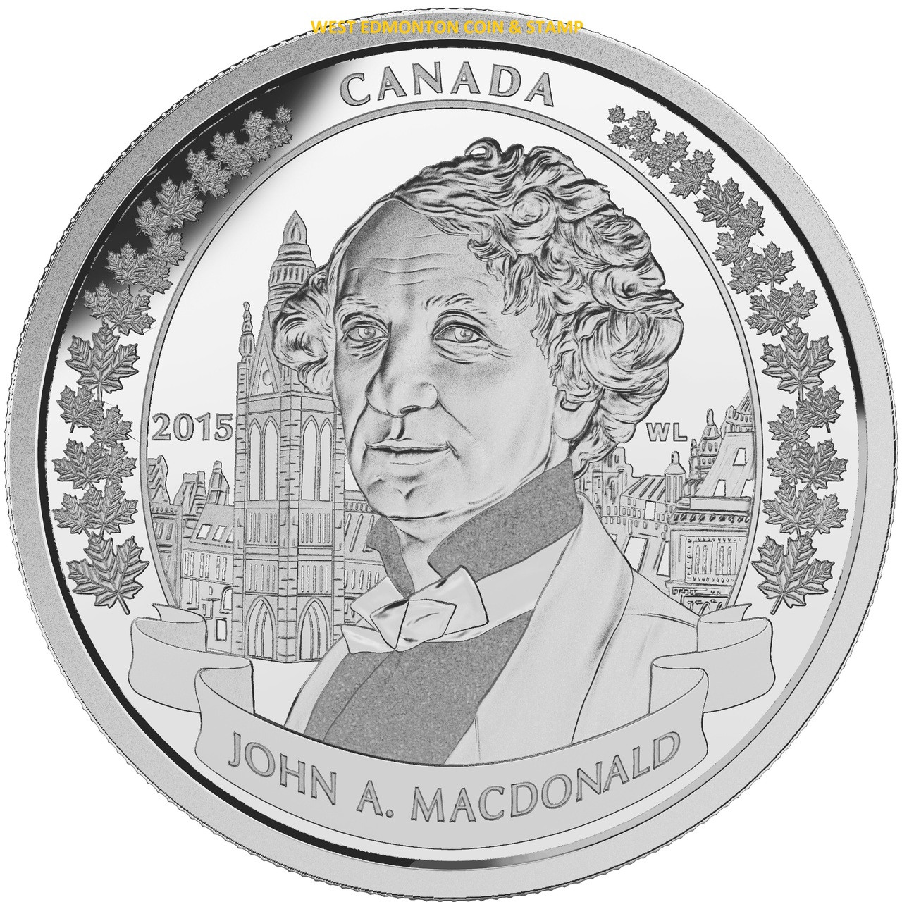 2015 $5 FINE SILVER COIN BANK NOTES SERIES: CANADIAN BANKNOTE VIGNETTE ...