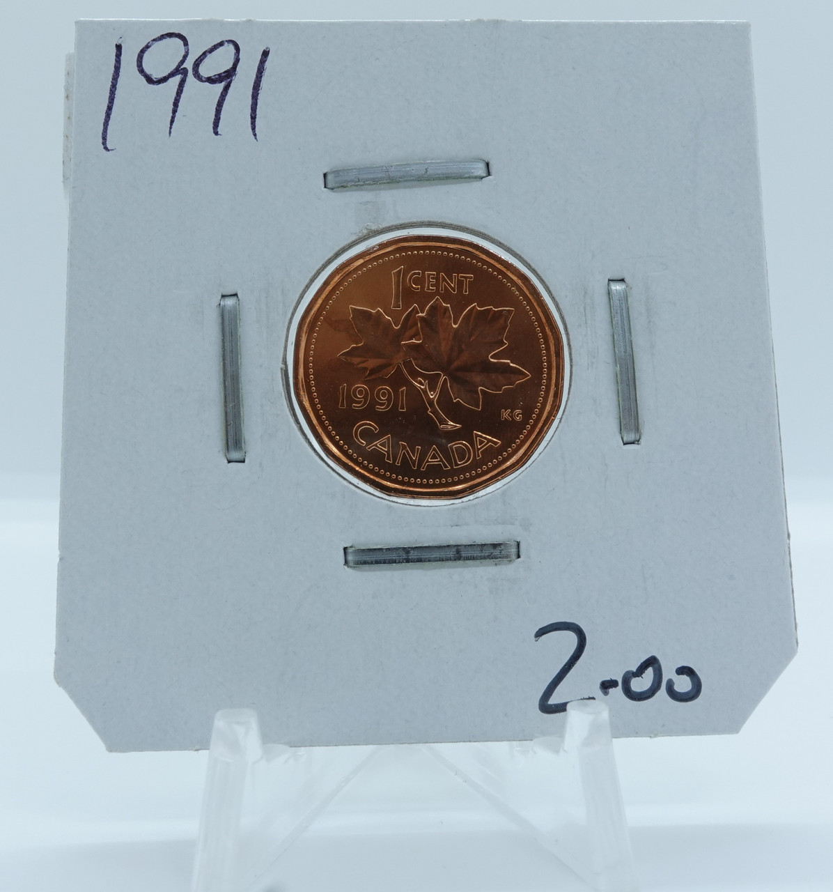 1991 CIRCULATION CANADIAN 1-CENT - West Edmonton Coin & Stamp