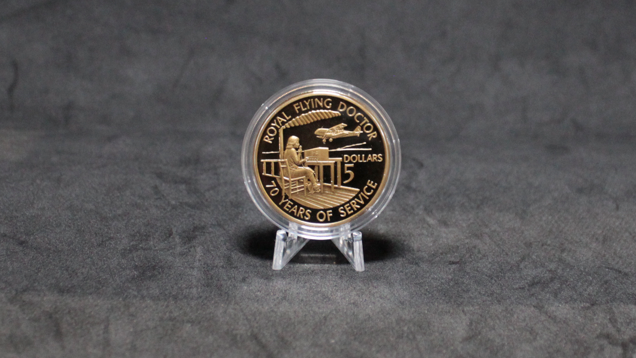 1998 - ROYAL FLYING DOCTOR COIN (ROYAL AUSTRALIAN MINT) - West Edmonton ...