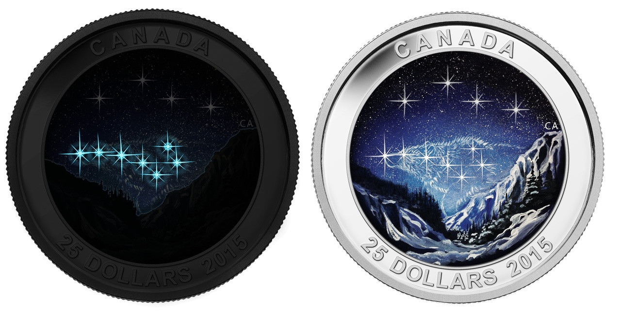 2015 $25 FINE SILVER COIN - STAR CHARTS - THE GREAT ASCENT - West ...