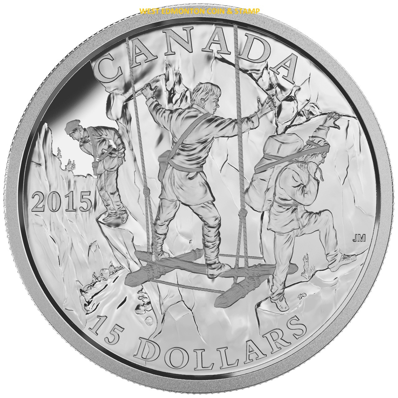 2015 $15 FINE SILVER COIN - EXPLORING CANADA - THE WILD RIVERS ...