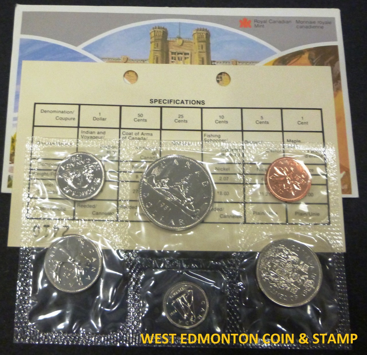Browse Canadian coins minted in 1981