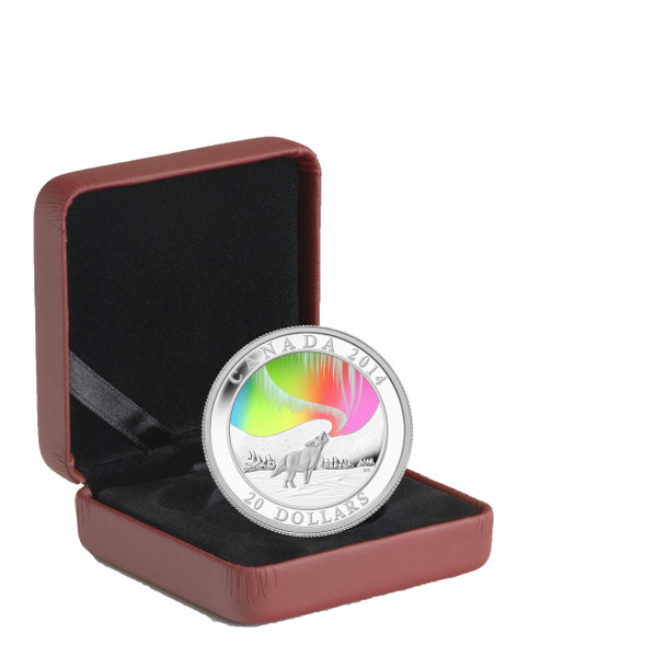 2014 $20 FINE SILVER HOLOGRAM COIN - A STORY OF THE NORTHERN LIGHTS ...