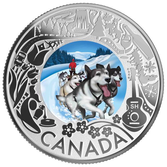 2019 $3 FINE SILVER COIN CELEBRATING CANADIAN FUN AND FESTIVITIES – DOG ...