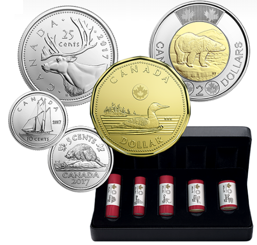 2017 CLASSIC CANADIAN COIN SPECIAL WRAP ROLL COLLECTION - West Edmonton ...