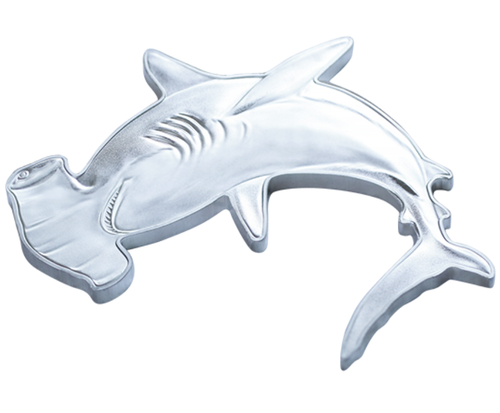 2020 1 oz. PURE SILVER COIN - GREAT HAMMERHEAD SHARK - West Edmonton ...