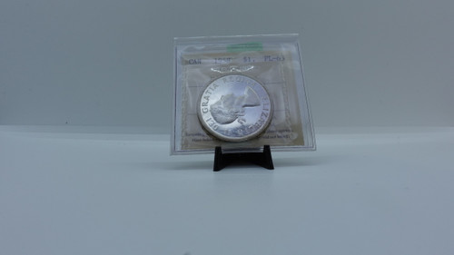 1958 CIRCULATION CANADIAN SILVER DOLLAR PL-65 - West Edmonton Coin & Stamp
