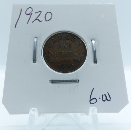 1920 CIRCULATION CANADIAN 1-CENT (2) - West Edmonton Coin & Stamp