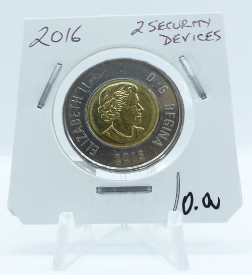 2016 CIRCULATION CANADIAN TOONIE 2 SECURITY DEVICES (2) - West Edmonton ...