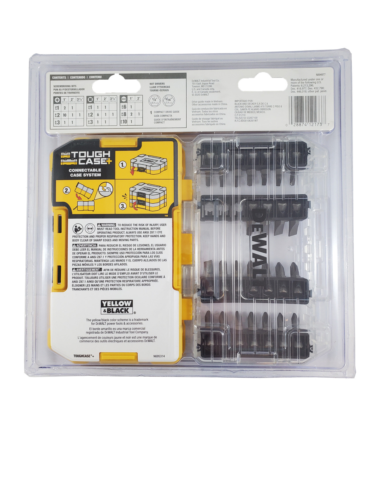 Dewalt 37 Piece Standard Driver Set w/ToughCase