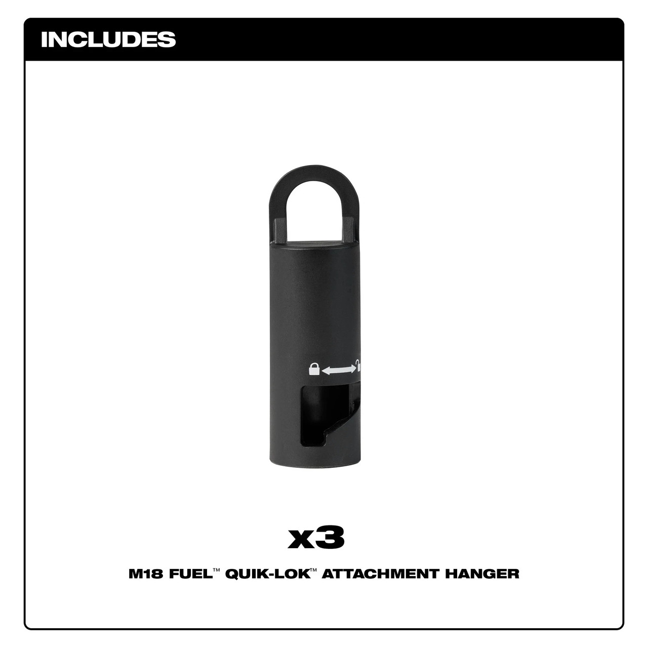 QUIK-LOK ATTACHMENT HOOK - 3-PACK