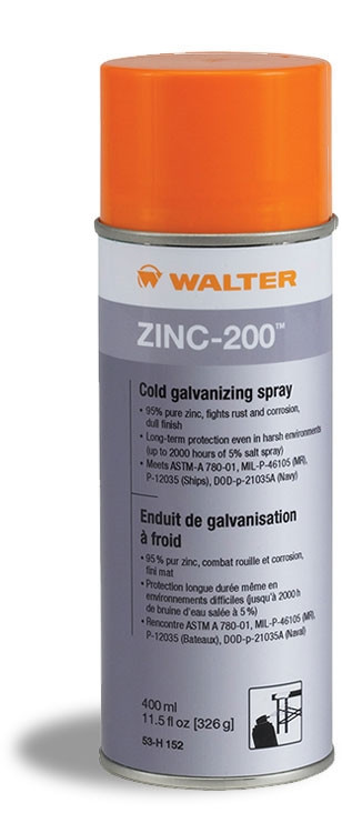 Walter 53-H 152 ZINC-200 Cold Galvanizing Spray - 400ML