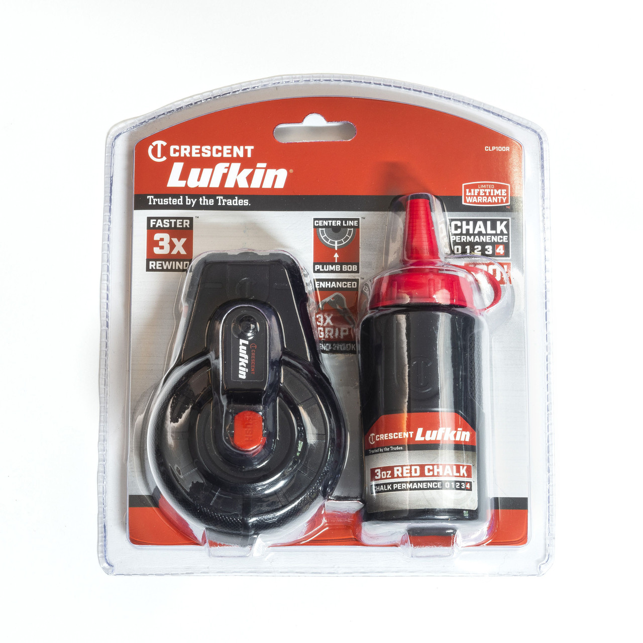 100' Chalk & Reel with Red Chalk