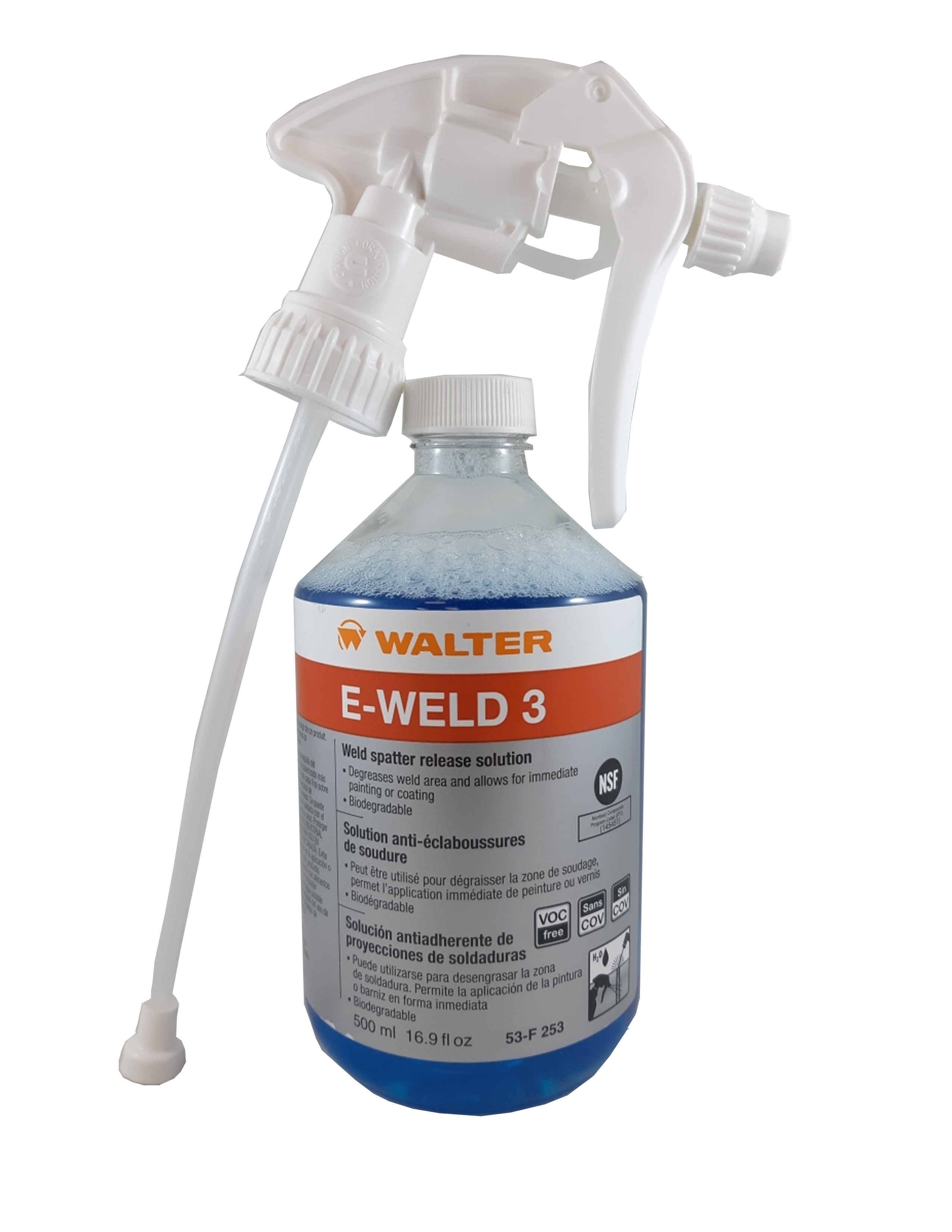 Walter 53-F 253 E-Weld 3 High Temperature Anti-Spatter Solution