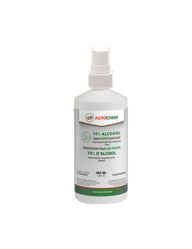 Walter AEROCHEM 70% Alcohol Liquid HAND SANITIZER - 350ml Spray