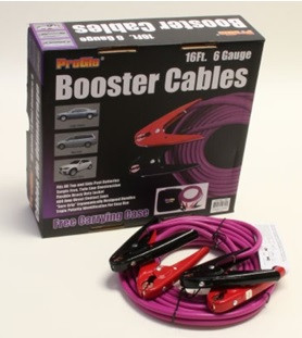 16ft 6 Gauge Battery Booster Cable Set