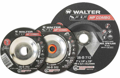 7" x 1/8" HP COMBO Grinding Wheel/Disc - A-30