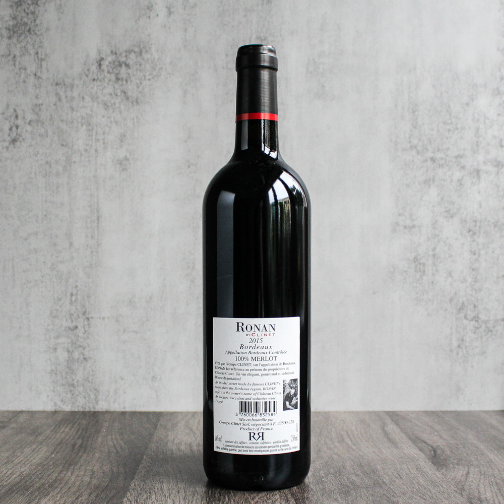 Ronan by Clinet, Bordeaux Rouge, 75cl - The Cheese Shop Pte. Ltd.