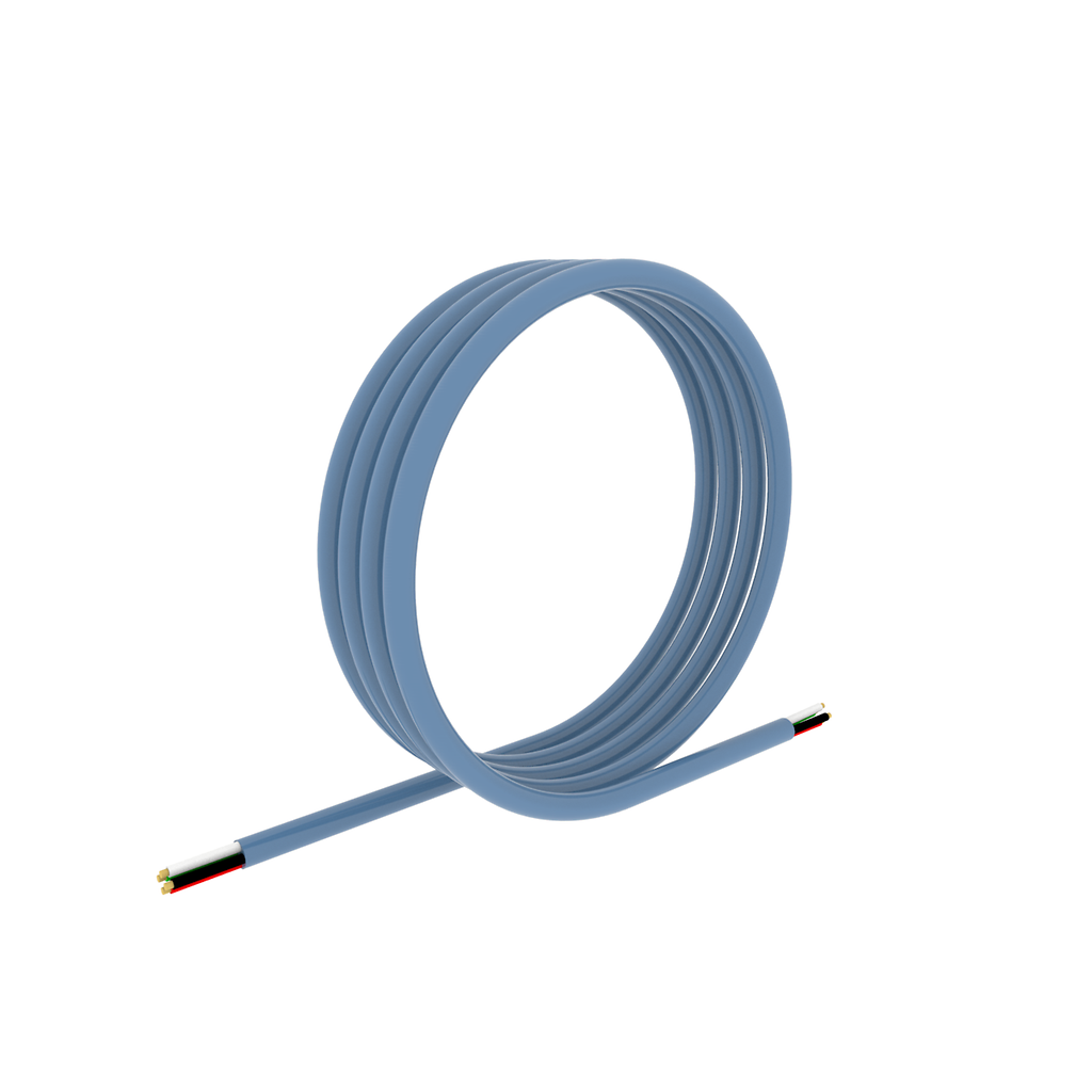 Micro Motion CMVDSZZ500 4-Wire Shielded Cable, Overall Copper Shield ...