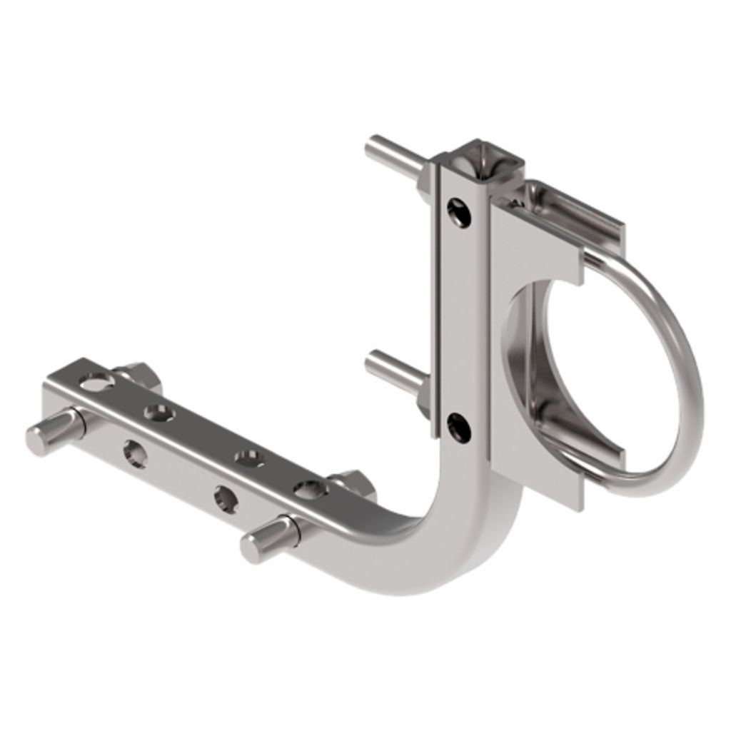 Rosemount™ B4 Coplanar Mounting Bracket, 2-in. Pipe Mount, Bolts ...