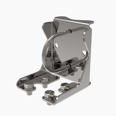 Rosemount™ BA Mounting Bracket, 2-in. Pipe Mount, Bolts, All Stainless ...