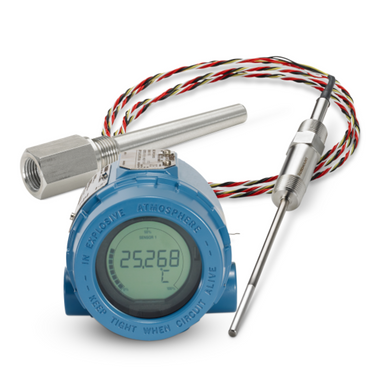 Rosemount™ 214C RTD Temperature Sensor, 3144P Transmitter and 114C ...