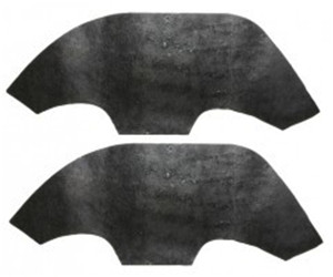 1968 72 A Arm Flaps Metal Inner Fenders Pair Ausley S Chevelle Parts