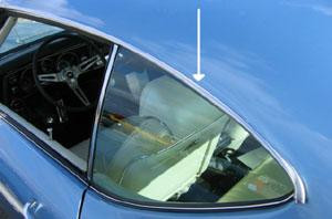 1968-69 Drip Rail Moldings (Set) - Ausley's Chevelle Parts