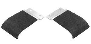 1968-72 Door Window Guide Plates (Pair) - Ausley's Chevelle Parts