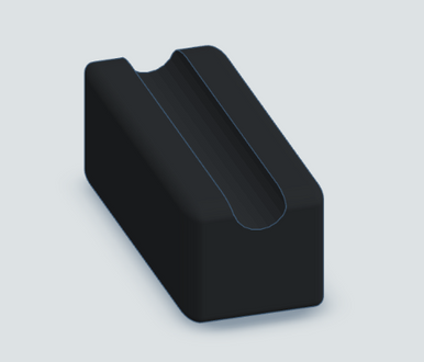 Windshield Setting Block (Rubber Spacer)