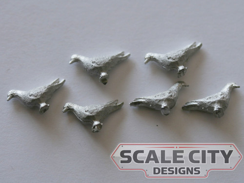 48-741 Birds Standing Detail for building Pigeons O scale - Scale City ...
