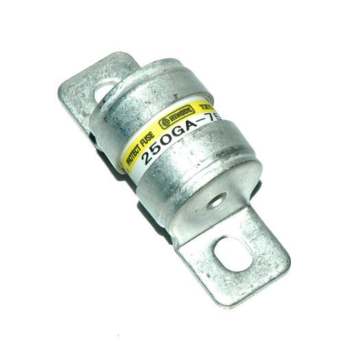 Hinode 250GA-75 Cylindrical Fast Acting Fuse, 75A, 250V AC/DC ...