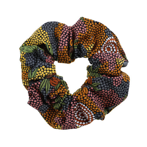 Aboriginal Scrunchie Single - Bush Fruit Dreaming - Skinnys Australia