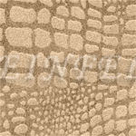 Genuine Suede Kippah - Embossed Textured Design - ALLIGATOR - yarmulkes.com