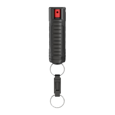 Aerko Freeze +P Pepper Spray - 1/2 oz Stream - Black Keychain (Twist ...