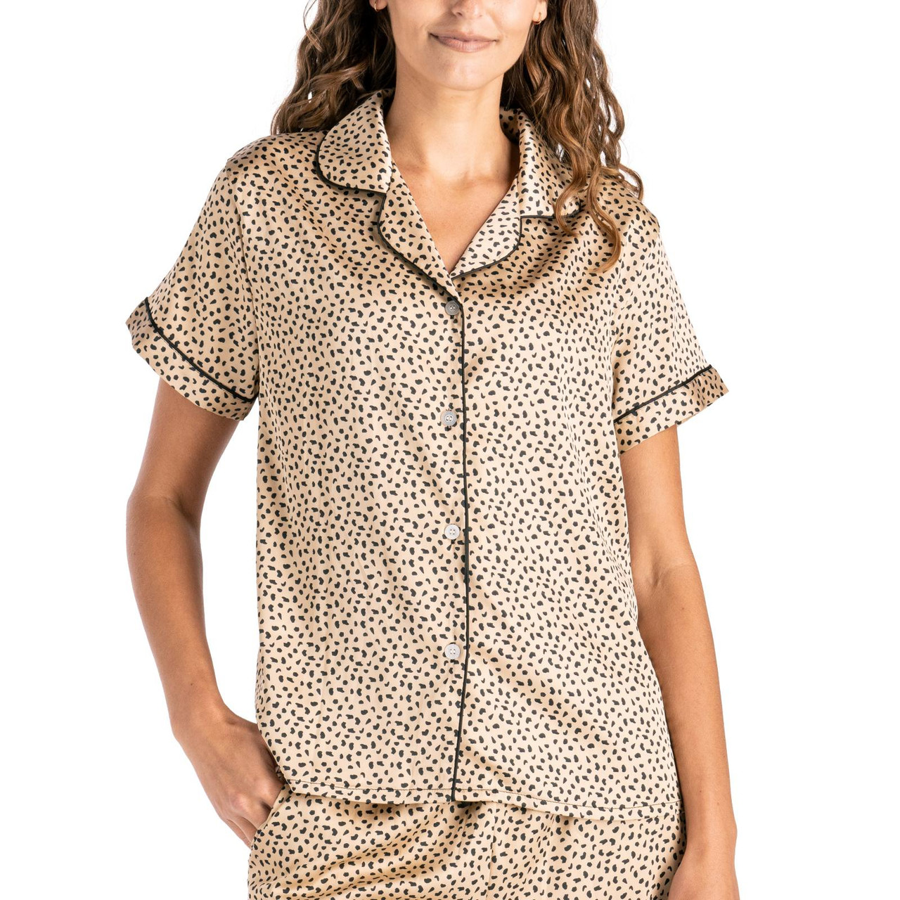 Beauty Sleep Satin Pajama Top | Hello Mello