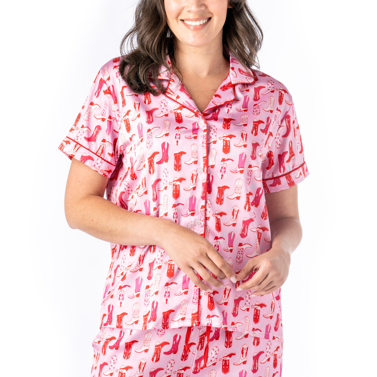 Beauty Sleep Satin Pajama Top | Hello Mello