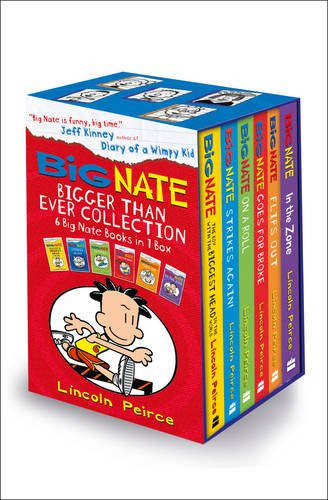 Big Nate Series Collection Lincoln Peirce 6 Books Box Set Gift Pack ...
