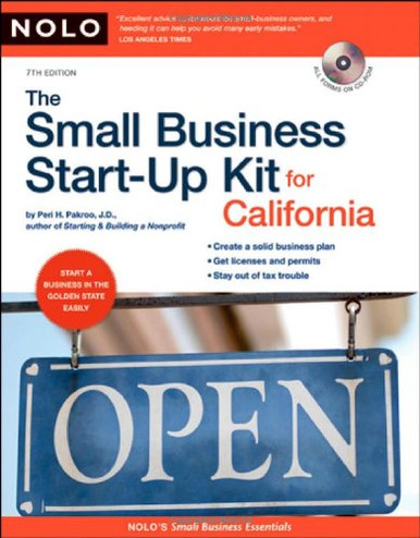 Small Business Start-Up Kit for California - megabookshelf