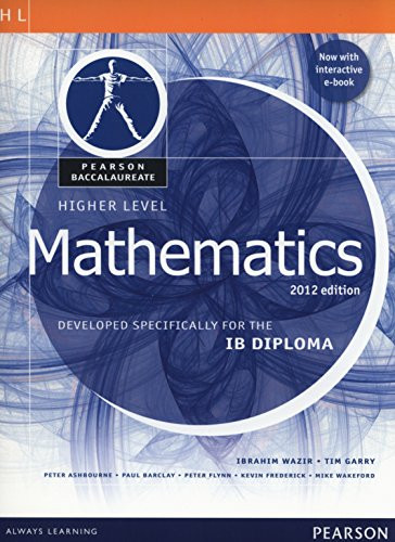 BACCALAUREATE HIGHER LEVEL MATH REV WITH ONLINE EDITION FOR IB DIPLOMA ...